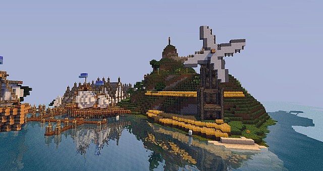 TheBuilders.de Projekt: Hafenstadt Minecraft Map