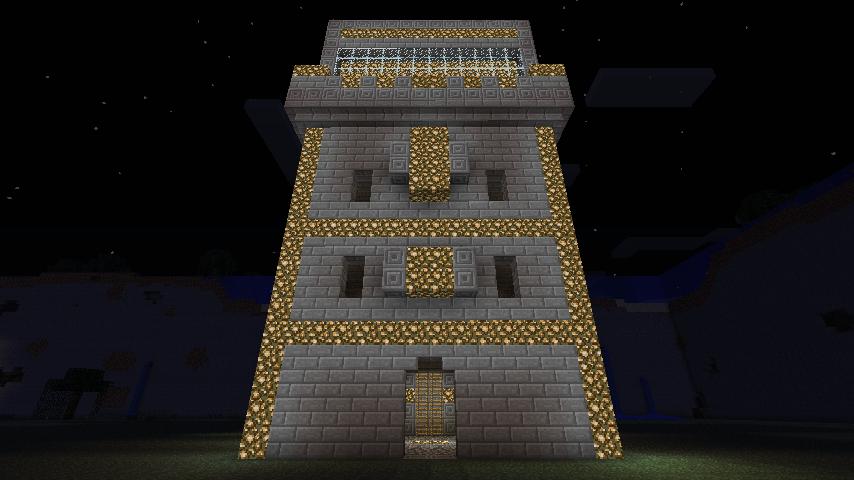 Glowstone Outpost Tower Minecraft Map