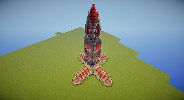 Red tower Minecraft Map