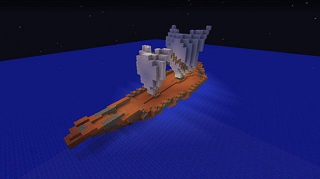 Acacia Ship Minecraft Map