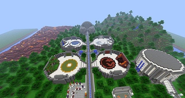 Phoenix Bending Spawn Minecraft Map