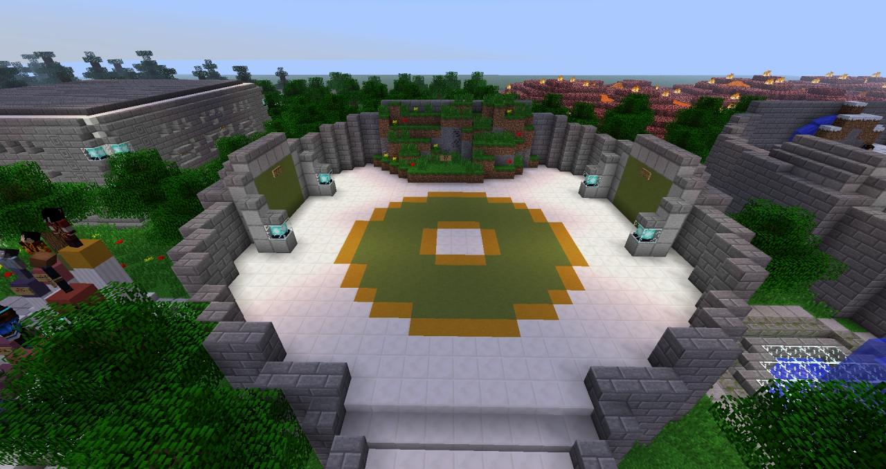 Phoenix Bending Spawn Minecraft Map