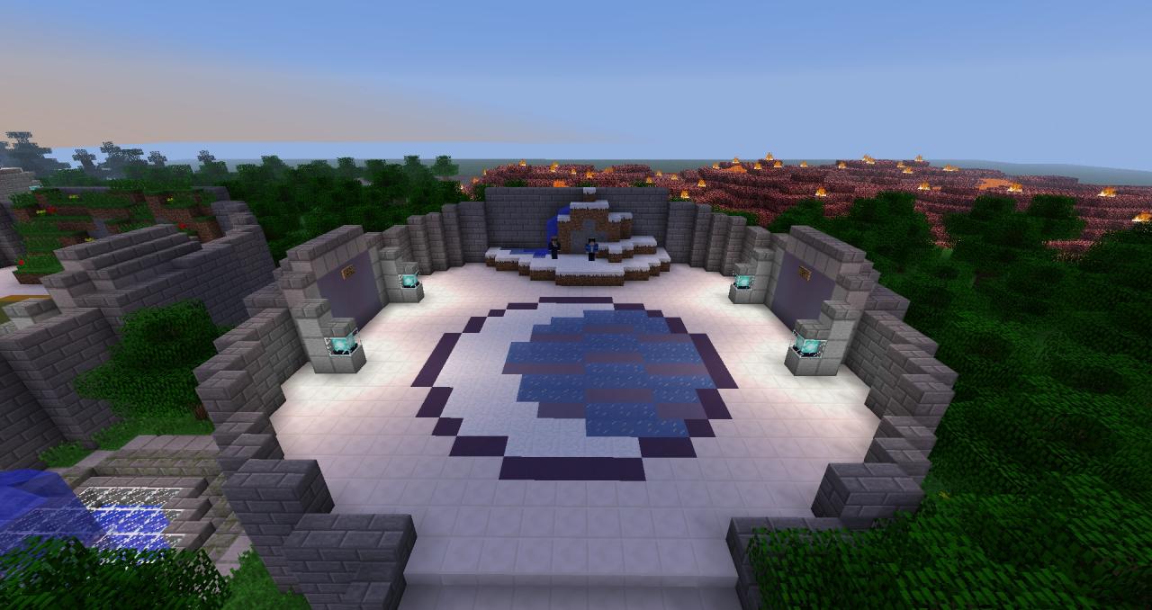 Phoenix Bending Spawn Minecraft Map