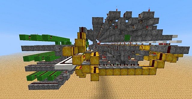 Decimal to binary decoder(16 bit) Minecraft Map