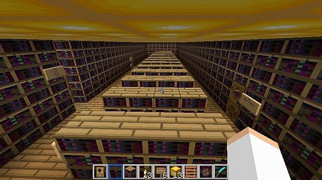 Underground Library!!!! Minecraft Project