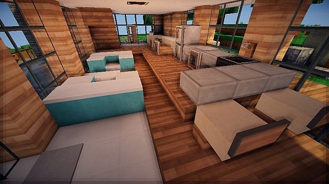 Rocky-Hills Residence - Modern House Minecraft Map