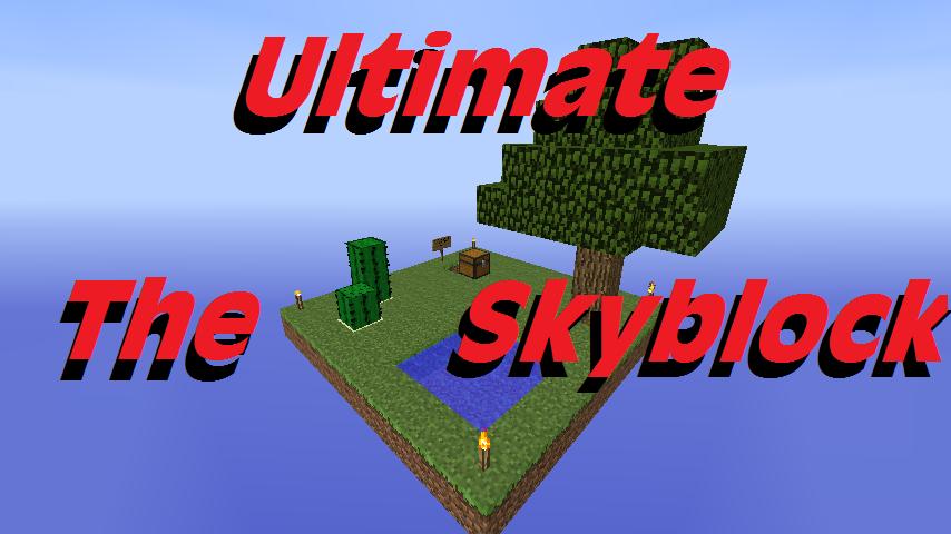 The Ultimate Skyblock With Custom Shops and Super Updated! Minecraft Map