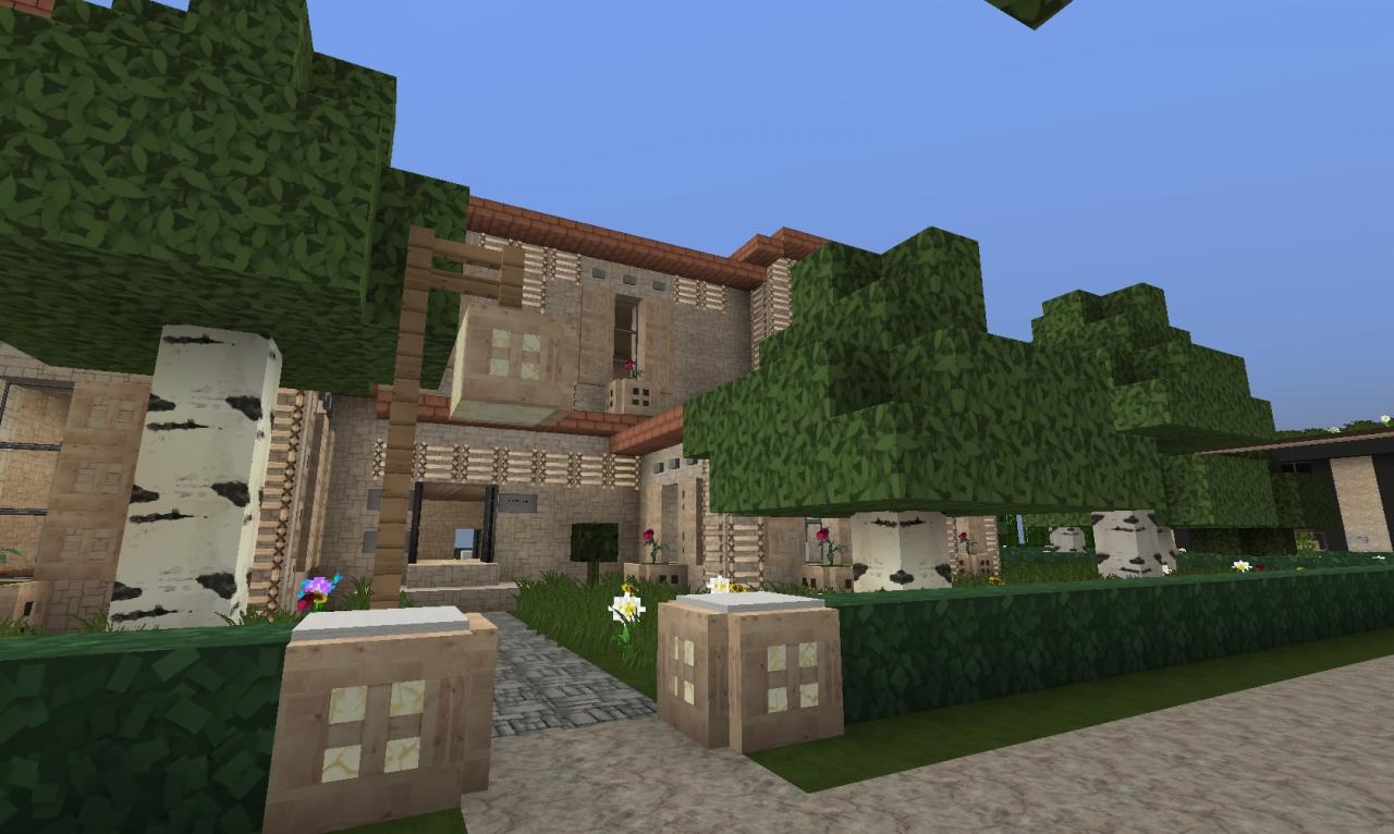 Modern village Minecraft Map
