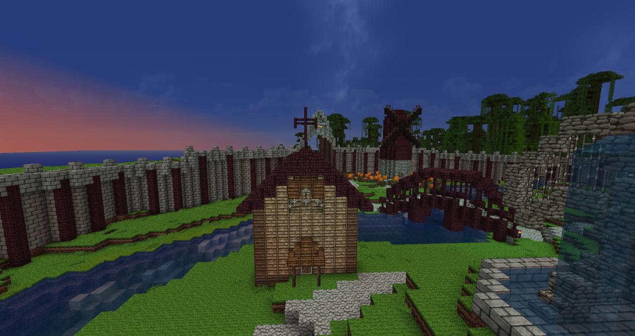 Minecraft Build - Faction Spawn - MassicBuilds Minecraft Map
