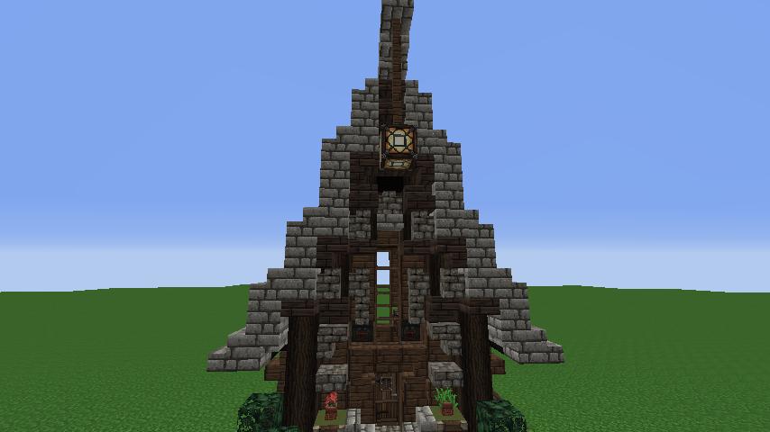 Small Steampunk/ Medieval House Minecraft Map