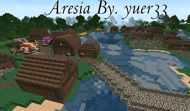 Middle Ages Town Minecraft Map