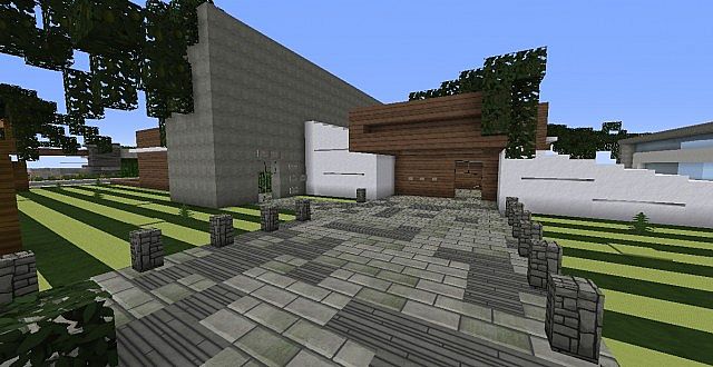 Post-Modern House "Slant" Minecraft Map