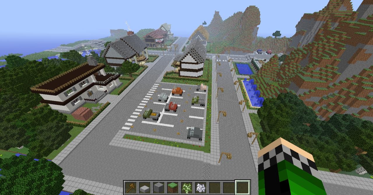 Minecraft Neighborhood (Progress) Minecraft Map