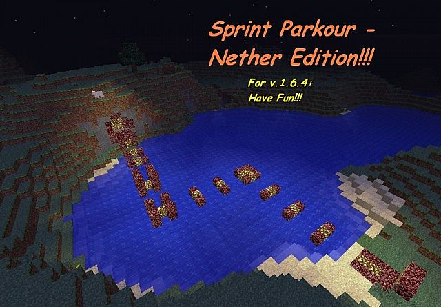 Sprint Parkour - Nether Edition Minecraft Map