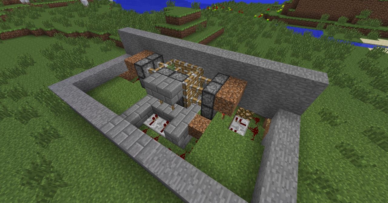 Hidden Piston Door V2 Minecraft Map