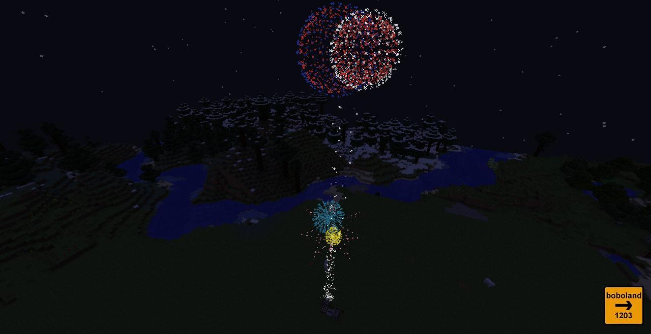 Firework Launcher (random timing redstone/clock) Minecraft Map
