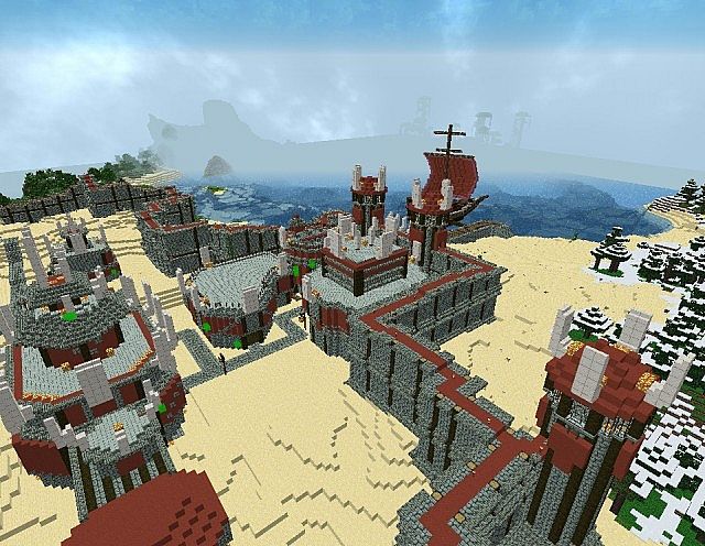 Orcish City of Roth'Gar. Minecraft Map