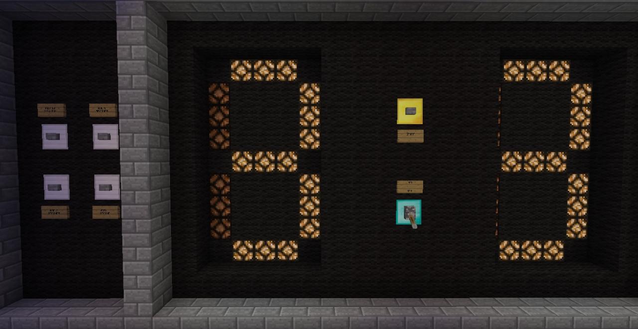 Redstone Digital Clock Minecraft Map