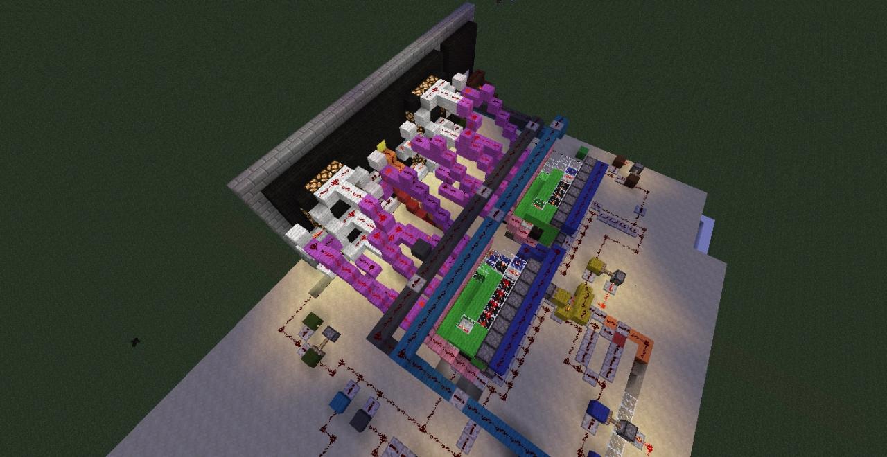 Redstone Digital Clock Minecraft Map