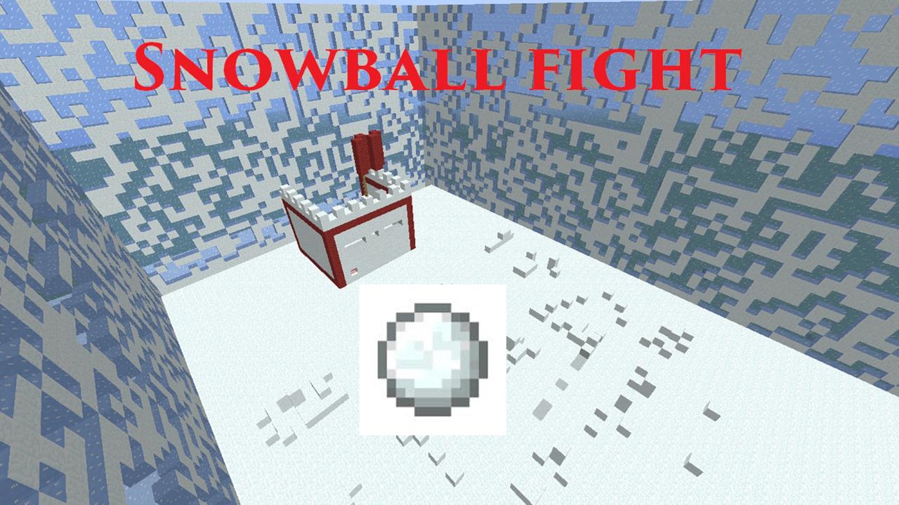 Snowball Fight 1.7.2 Minecraft Map