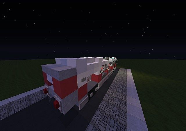 Fire Truck / Fire Engine Minecraft Map