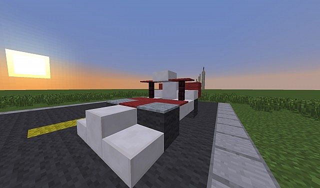 Small street with cars Minecraft Map