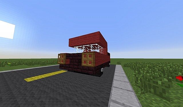 Small street with cars Minecraft Map