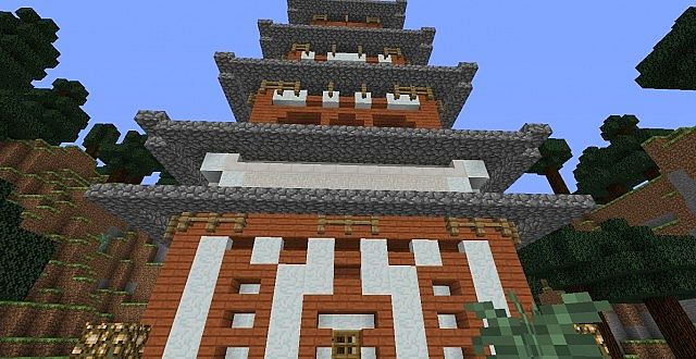 Japanese Tower Minecraft Map