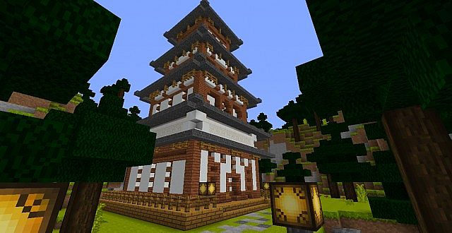 Japanese Tower Minecraft Map