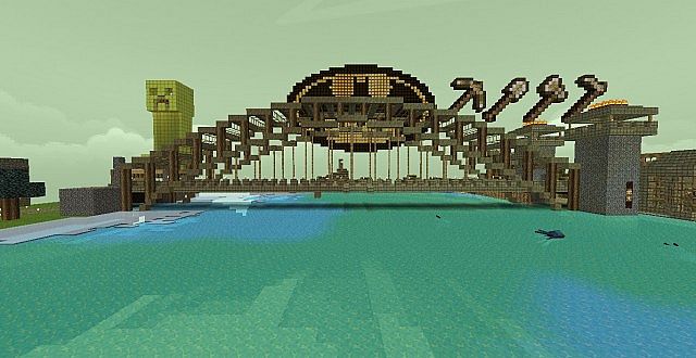 Huge bridge Minecraft Map