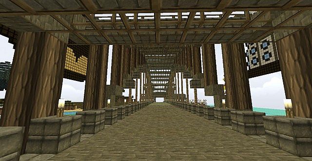 Huge bridge Minecraft Map
