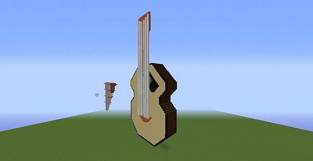 Music Instruments (and anything else to do with music) Minecraft Map