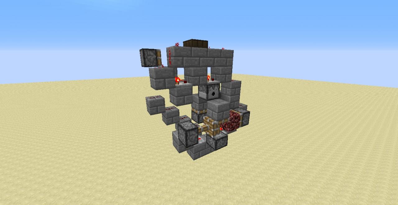 Redstone Day/Night Fire - Flush! Fast! Compact! Minecraft Map