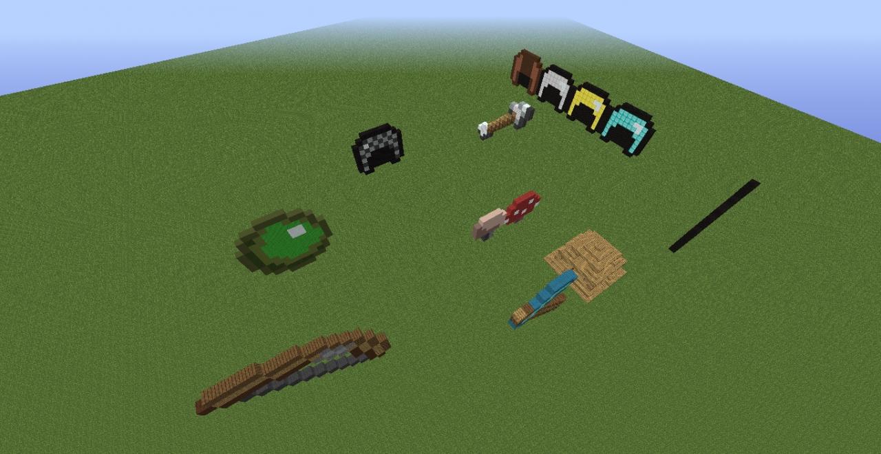 Pixel Art: Amateur Level Minecraft Map