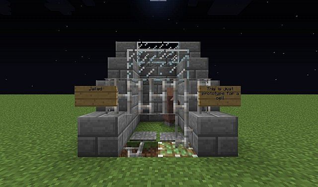 Jail cell prototype Minecraft Map