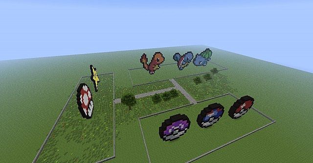 Pixelart world Minecraft Map