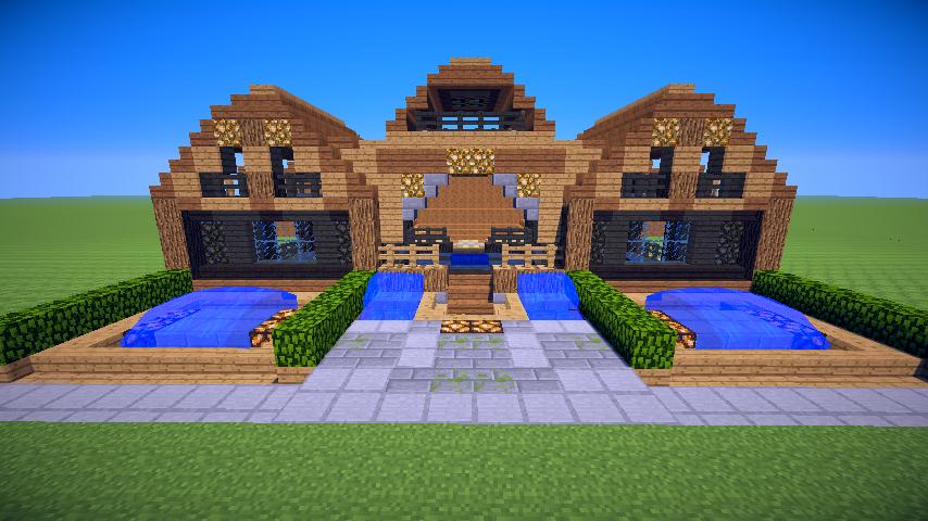 Multi-wood house Minecraft Map
