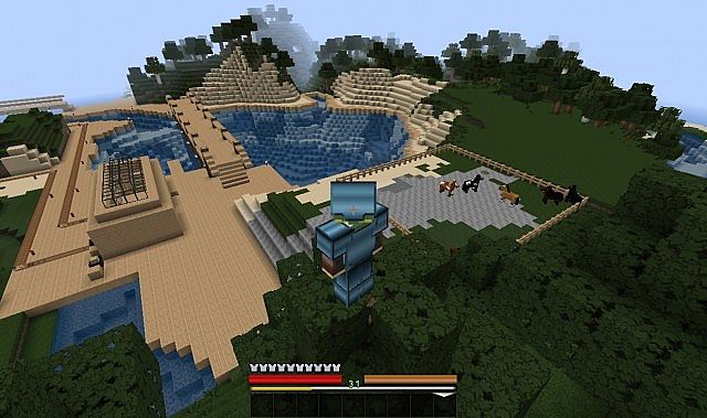 Survival City Build Minecraft Map