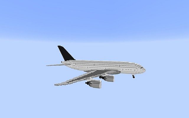 Airbus A380-800 passenger plane Minecraft Project