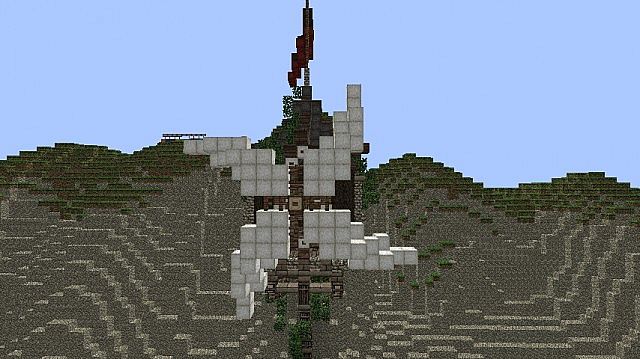 Epic Steampunk Wind Mill!!!! Minecraft Map