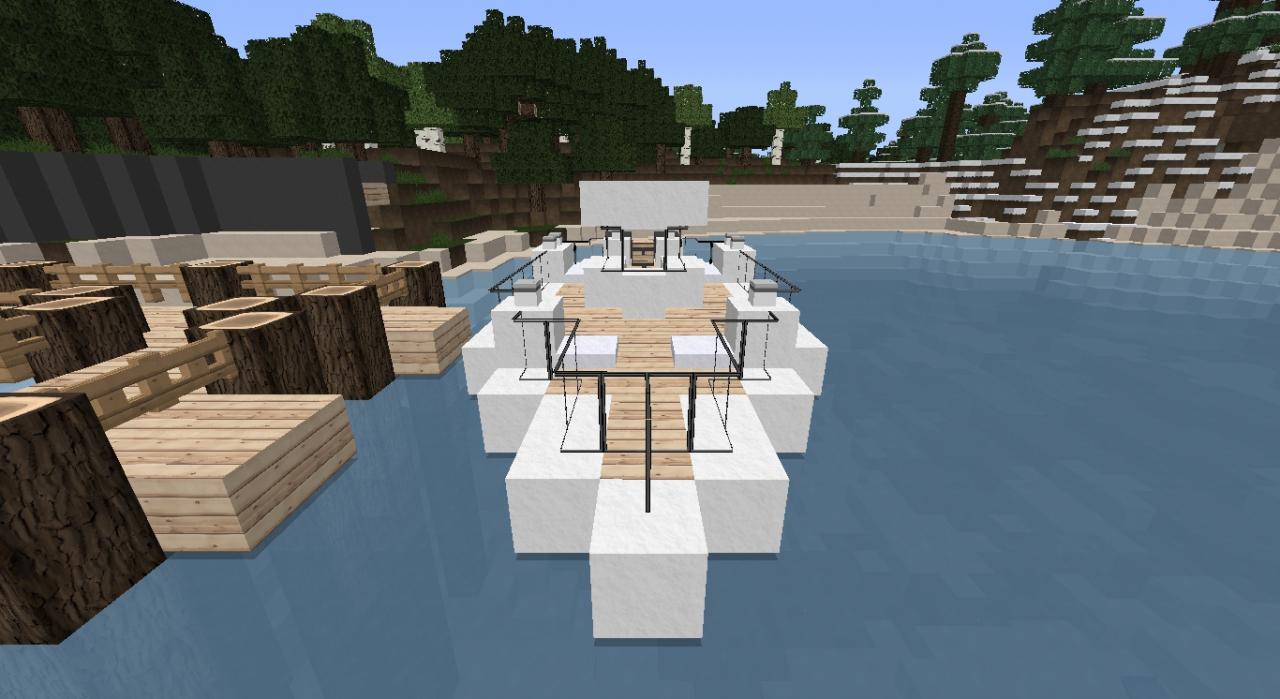 Modern Fishing Boat Minecraft Map