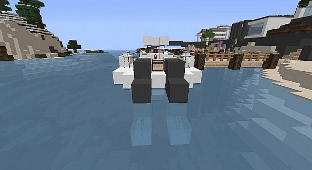 Modern Fishing Boat Minecraft Map
