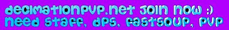 DecimationPvP Minecraft Server