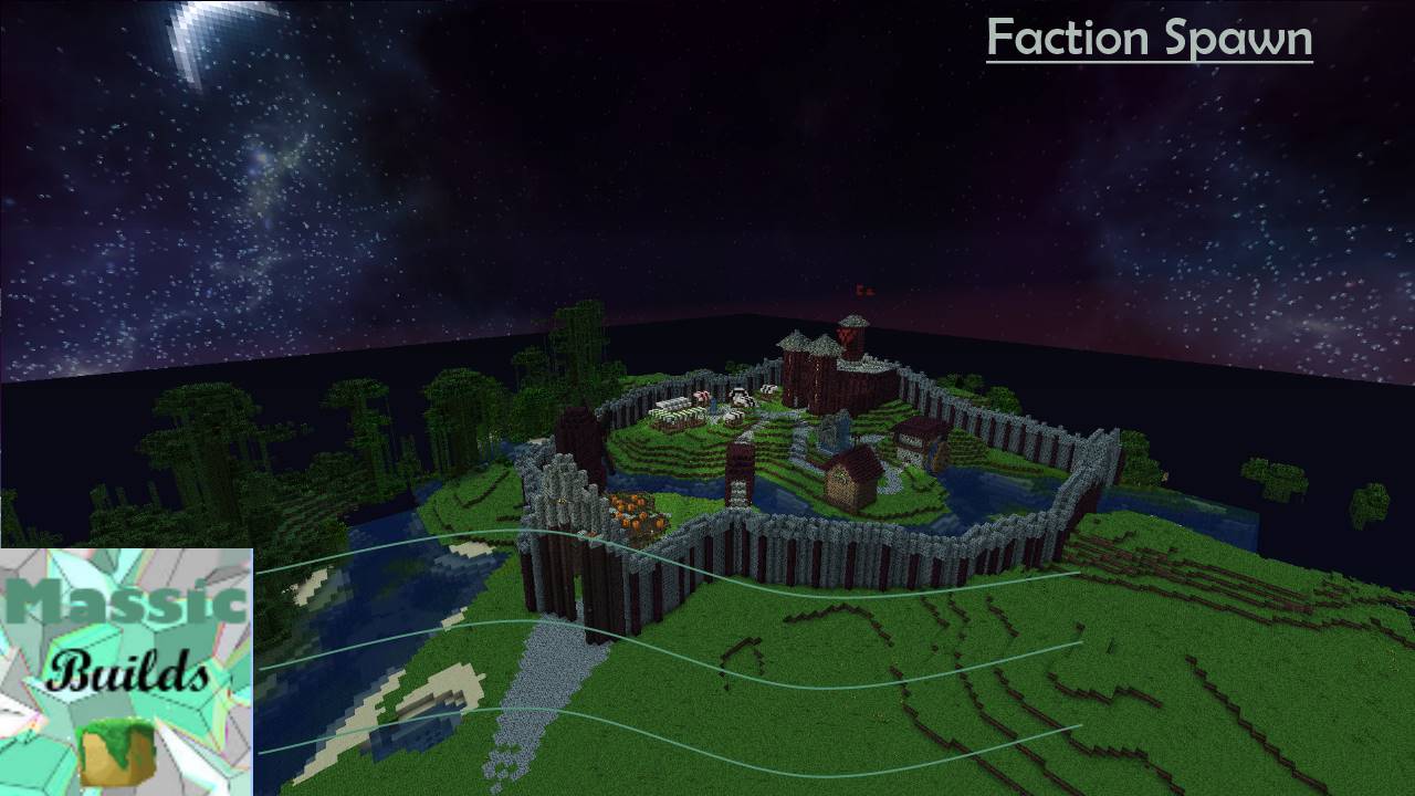 Minecraft Build - Faction Spawn - MassicBuilds Minecraft Map