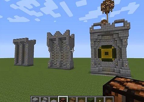 Medieval Wall Designs Minecraft Project