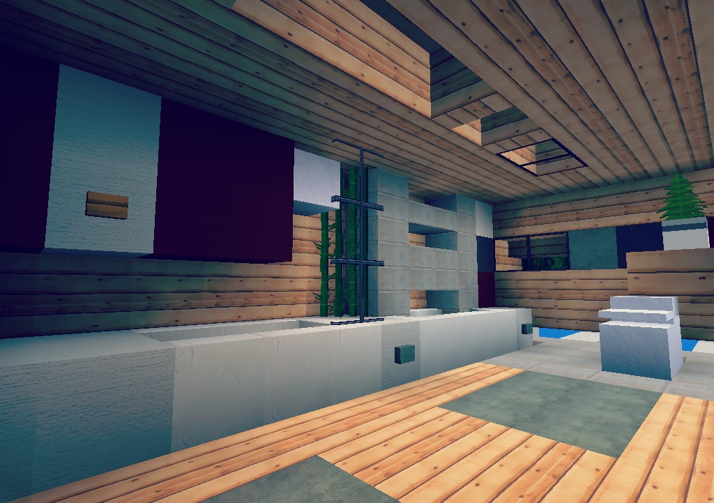 Autumn Falling - Modern Home Minecraft Map