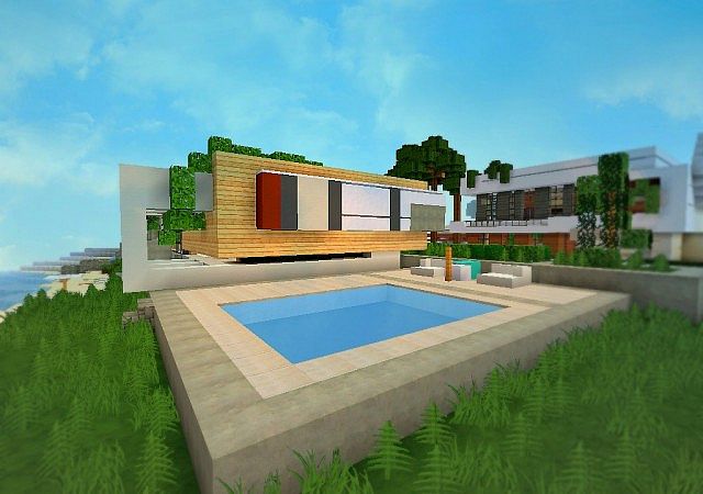 Autumn Falling - Modern Home Minecraft Map