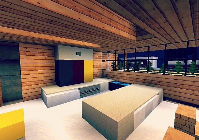 Autumn Falling - Modern Home Minecraft Map