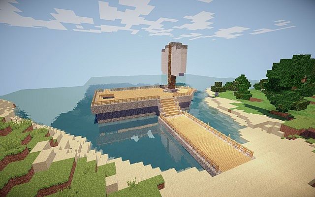 Pirateship(+Shaders!) Minecraft Map