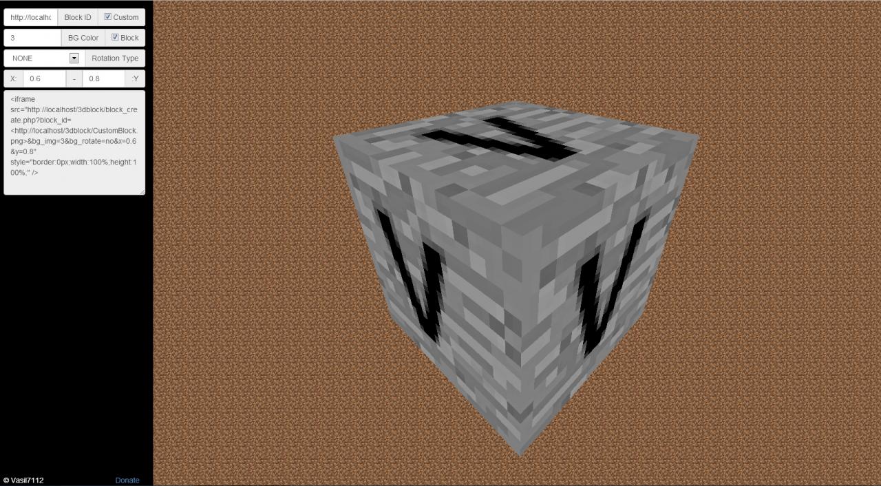 [WEB/Alpha] 3D Block Preview Minecraft Mod